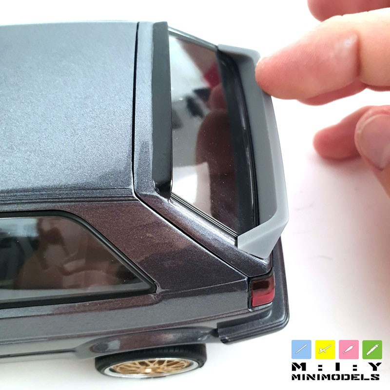 VW Golf 2 Hella rear spoiler - MIYminimodels